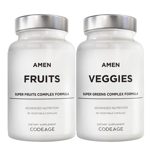 Amen Fruits + Veggies Vitamins Bundle - 180ct : Target