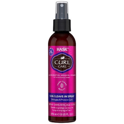 Hask Curl Care 5-in-1 Leave In Spray - 6 Fl Oz : Target
