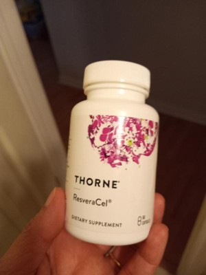 Thorne Resveracel - Nicotinamide Riboside With Quercetin Phytosome And Resveratrol - 60 Capsules ...