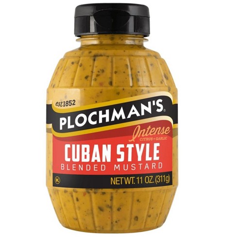 Plochman’s Yellow Mustard Cuban - Case Of 6 - 11 Oz : Target