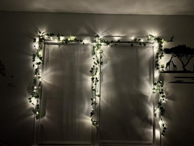 5' X 3.5' Led Vine Curtain String Lights Warm White - West & Arrow : Target