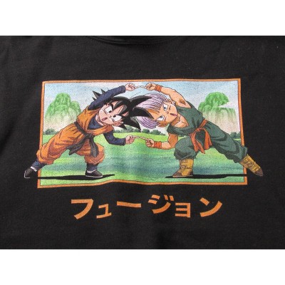 Bioworld Gohan & Trunks Fusion Boy’s Black Sweatshirt : Target