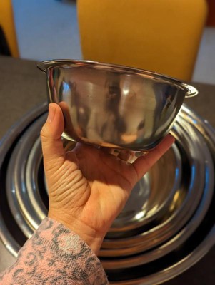 Mixing Bowls Set Of 6 Stainless Steel Mirror Polished Bowls For Serving ...