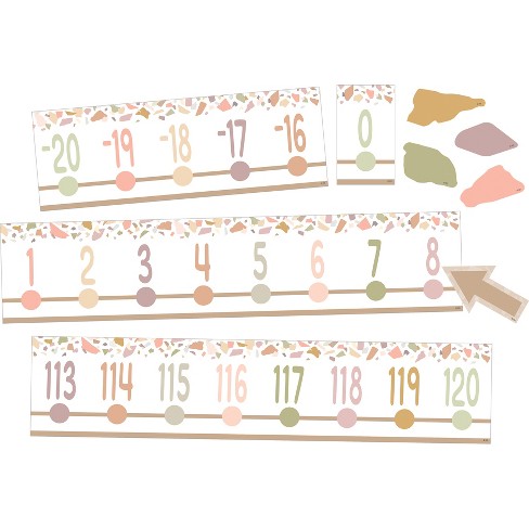 Teacher Created Resources® Terrazzo Tones Number Line (-20 To +120 ...