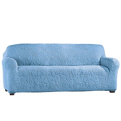 Collections Etc Double Diamond Stretch Furniture Cover Sofa Chocolate ...
