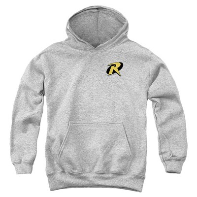 Boys' Batman Robin Logo Hooded Sweatshirt : Target