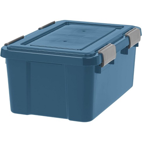 Iris Usa Weatherpro Airtight Plastic Storage Bin With Lid And Seal And ...