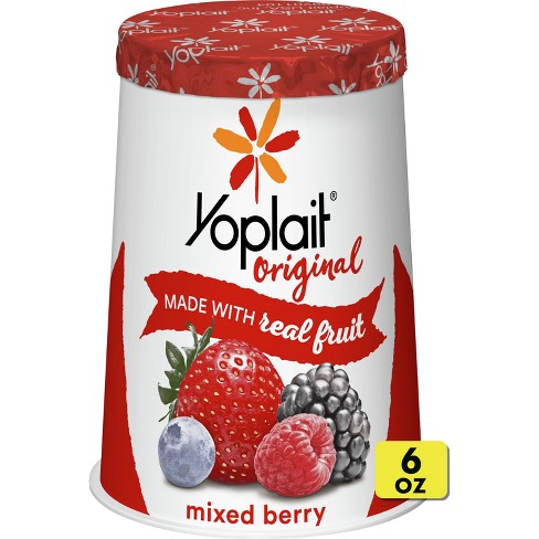 Yoplait Original Mixed Berry Yogurt - 6oz : Target