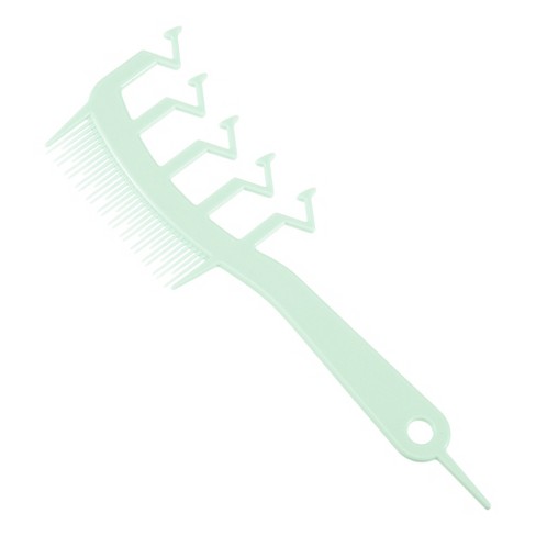 Unique Bargains Z-shaped Wide Tooth Comb Green : Target