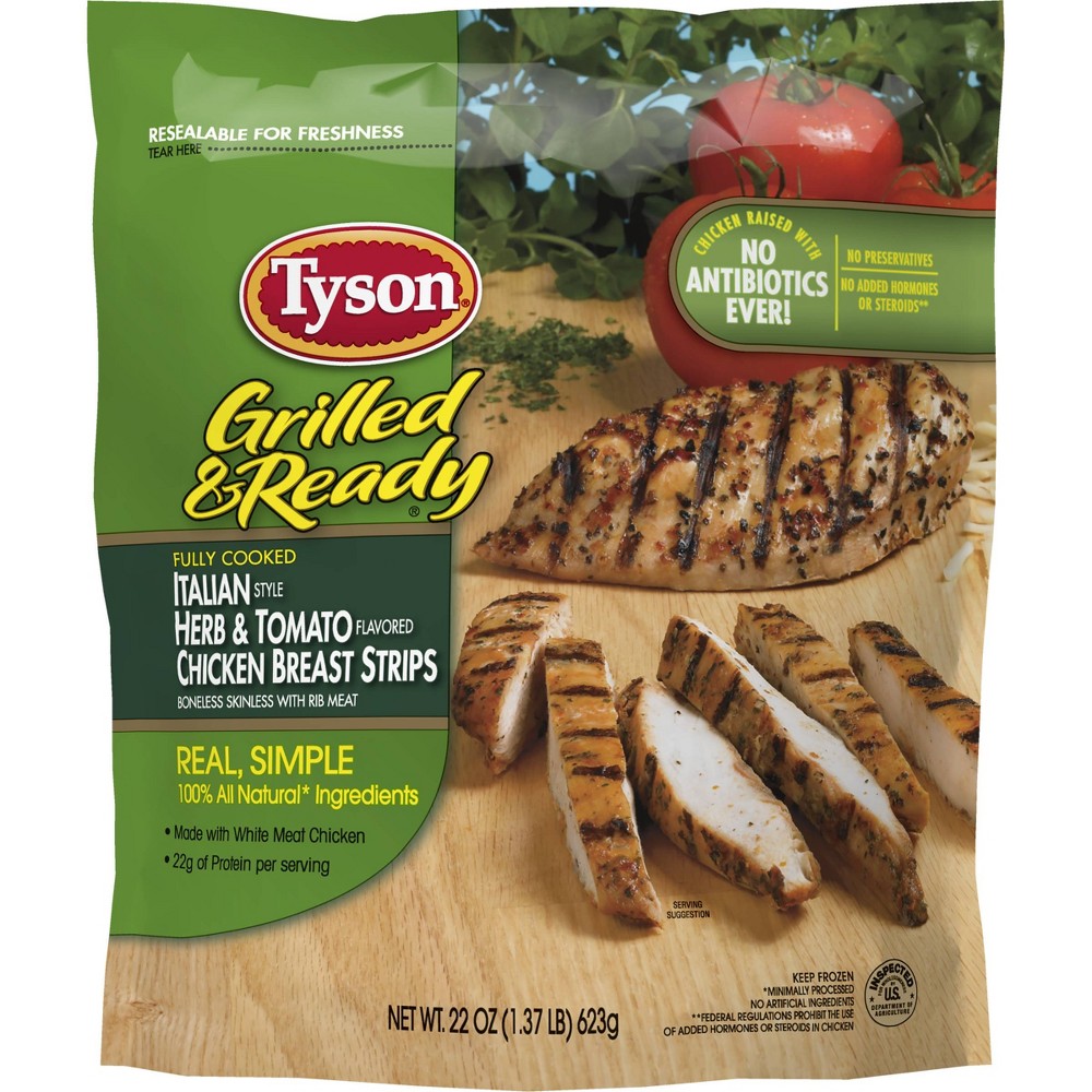 UPC 023700042590 - Tyson G&R Italian Herb Grilled Chicken Strip 22oz ...