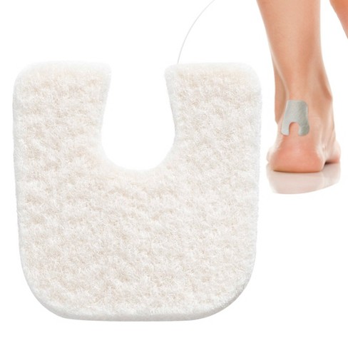 Wide U Shaped Felt Callus Horseshoe Pads - Adhesive Foot Pads That ...