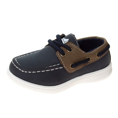 Sail Post Toddler Boys Lace-up Boat Shoes - Navy, 12 : Target