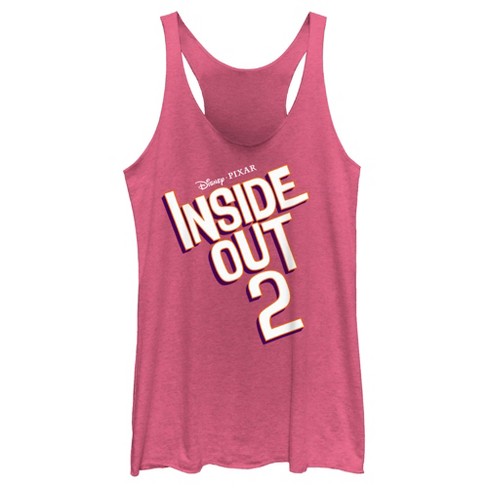 Women's Inside Out 2 Movie Logo Racerback Tank Top : Target