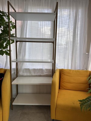 72" Loring 5 Shelf Ladder Bookshelf Vintage Oak - Threshold™ : Target