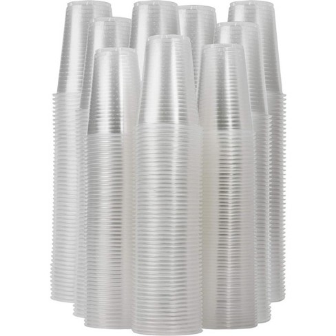 Crown Display 7 Ounce Cold Beverage Plastic Cups- Transparent ...