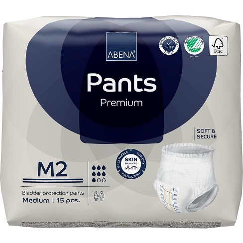 Abena Pants, Premium Protective Underwear, Level 2 Heavy Absorbency ...