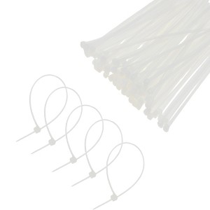 Unique Bargains Cable Tie Self-locking Manual Nylon 4.72 Inch 100 Pcs ...