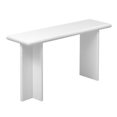 Monica White Entryway Table With L-Shaped Nepal | Ubuy