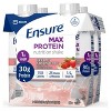 Ensure Max Protein Shake - Creamy Strawberry - 4ct/44 Fl Oz : Target