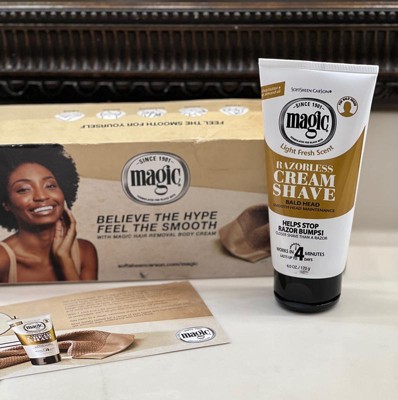 Magic Razorless Shaving Cream For Hair Removal, Bald Head Maintenance ...