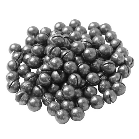 Unique Bargains Round Lead Fishing Weights Spilt Shots Sinkers 100 Pcs ...