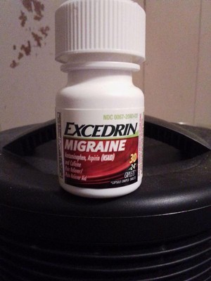 Excedrin Migraine Pain Reliever Caplets - Acetaminophen/aspirin (nsaid ...