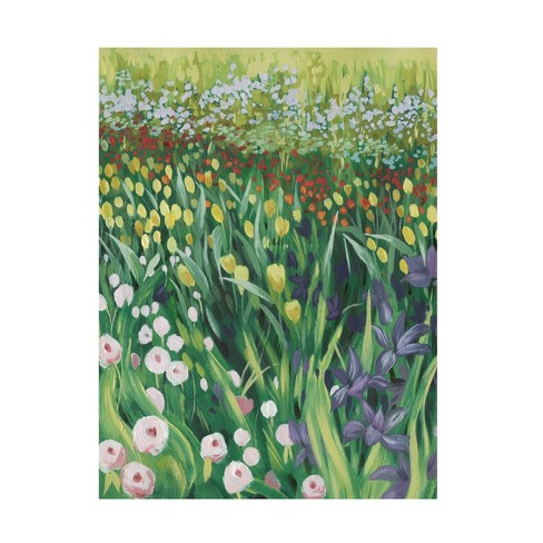 Grace Popp Among The Flowers I Canvas Art : Target