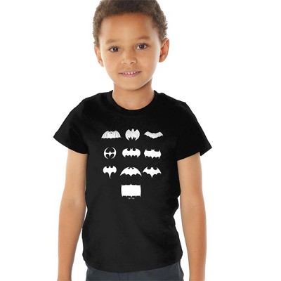 Toddler Boys' Batman Logo Evolution T-Shirt : Target