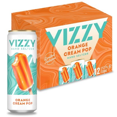 Vizzy Orange Cream Pop - 12pk/12 Fl Oz Cans : Target