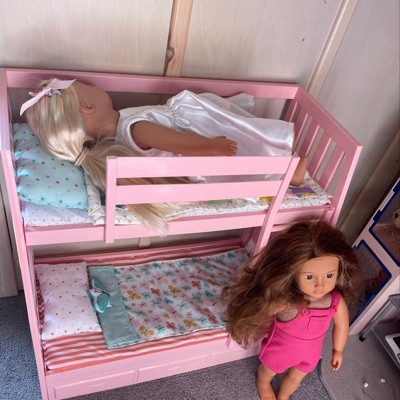 Our Generation Dreams For Two Pink Bunk Beds Accessory Set For 18 ...