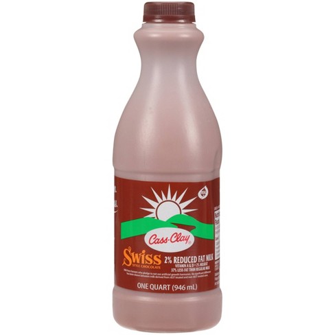 Cass Clay Swiss Chocolate 2% Milk - 1qt : Target
