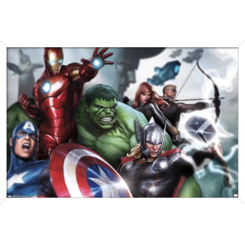 Trends International Marvel Avengers - Assemble Framed Wall Poster ...