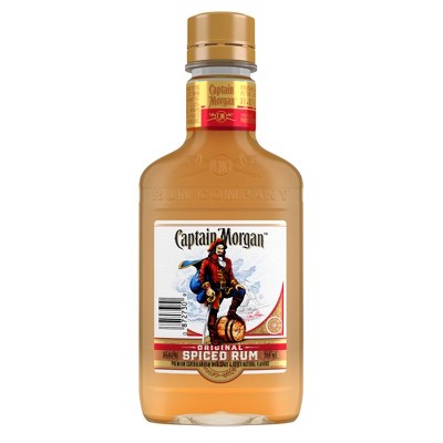 Captain Morgan Spiced Rum - 200ml Plastic Bottle : Target