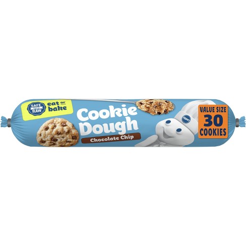 Pillsbury Chocolate Chip Cookie Dough - 30oz : Target