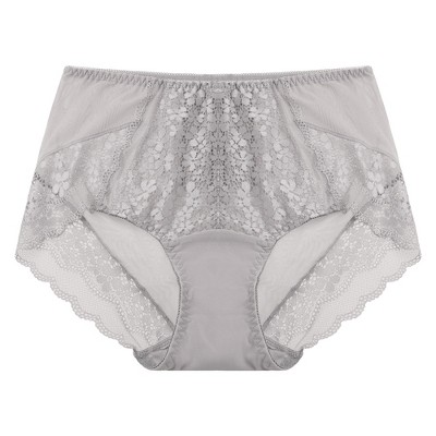 Agnes Orinda Women's Floral Pattern Lace Trim High-rise Stretchy ...