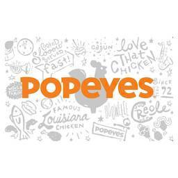 $100 Popeyes Gift Card (mail Delivery) : Target