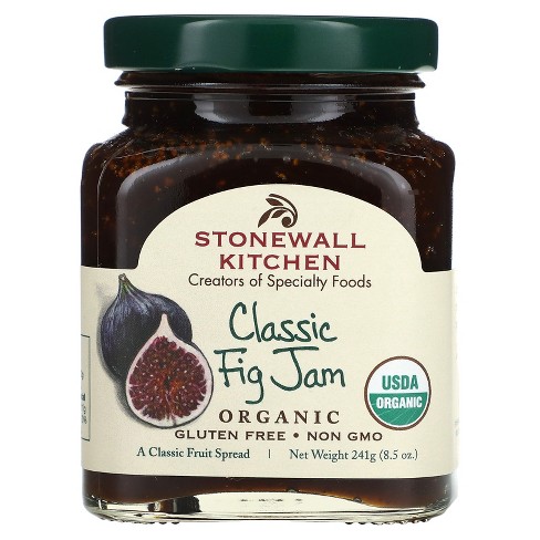 Stonewall Kitchen Organic Classic Fig Jam, 8.5 Oz (241 G) : Target
