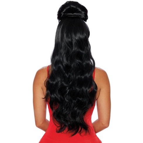 Dreamgirl Extra Long Pompadour Adult Wig : Target