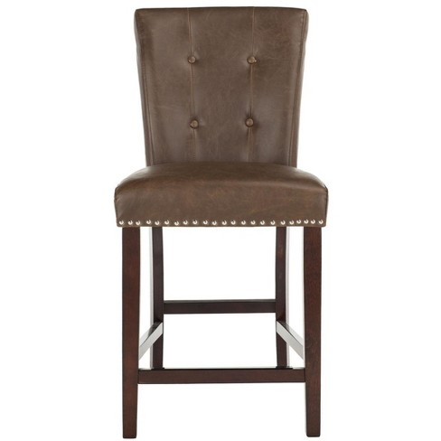 Taylor Counter Stool (set Of 2) - Brown/espresso - Safavieh : Target