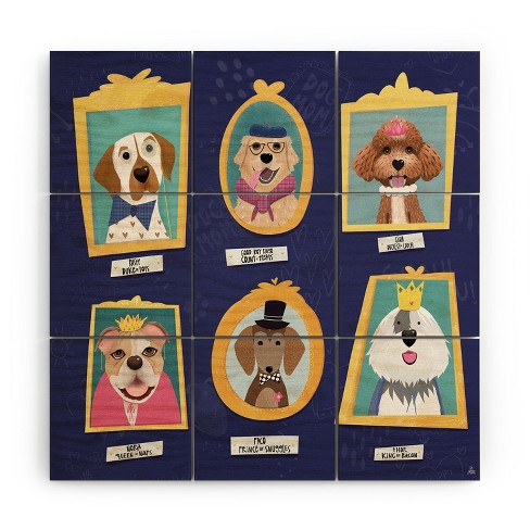 Isa Zapata True Royals Wood Wall Mural - Society6 : Target