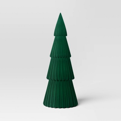 Brandclub - Flocked Christmas Tree Sculpture - Wondershop™ Green