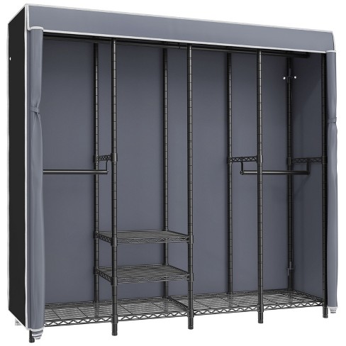 Vipek V40c Covered Garment Rack Heavy Duty Clothes Rack With Cover ...