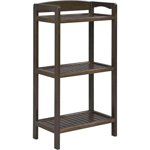 Newridge Home Solid Wood Abingdon Bookcase / Media Tower, Bookcase With ...