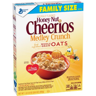 Honey Nut Cheerios Medley Crunch Breakfast Cereal – 20.9oz- General ...