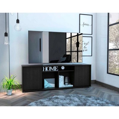 Bozeman Tv Stand For Tvs Up To 60" Black - Boahaus : Target