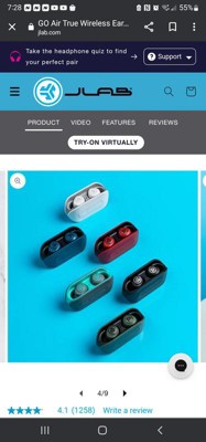 Jlab Go Air True Wireless Bluetooth Earbuds : Target