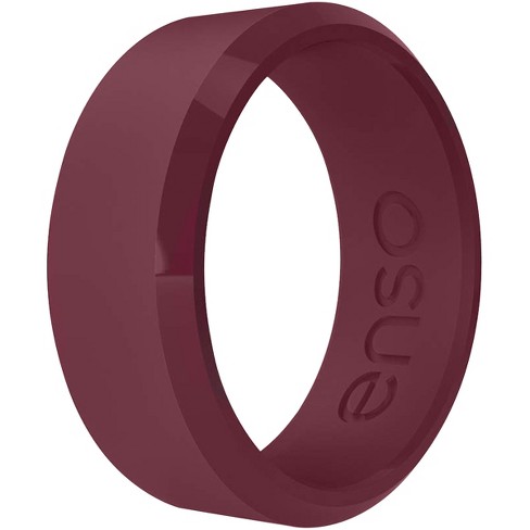 Enso Rings Classic Bevel Series Silicone Ring - Oxblood - 11 : Target