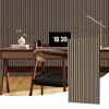 3D Fluted Acoustic Wood Slat Wall Panels – Soundproof Noise Reduction ...