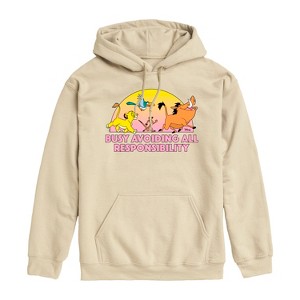 Men's The Lion King Avoiding All Responsibility Graphic Fleece Pullover ...