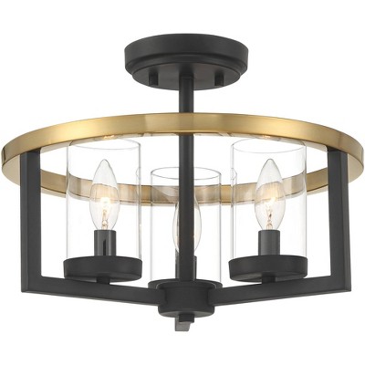 Possini Euro Design Geneva Modern Ceiling Light Semi Flush Mount ...